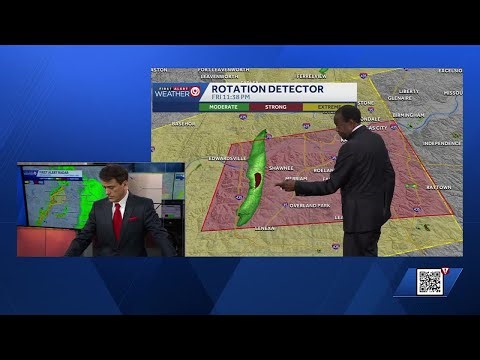 TRACKING ROTATION: Radar-indicated tornado in Kansas City prompts warning until midnight