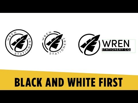 Black & White First: My Go-To Logo Design Tip
