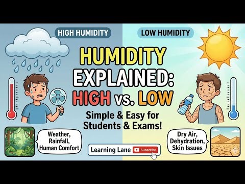 Effects of High and Low Humidity | Concept of Humidity Explained Simply