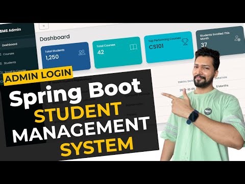 Spring Boot Login Page with Thymeleaf | Student Management System Project
