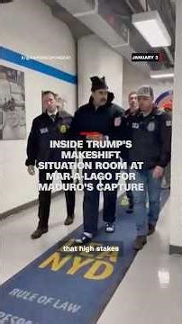 Inside Trump's makeshift situation room at Mar-a-Lago for Maduro's capture