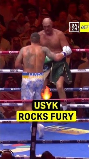 Oleksandr Usyk ROCKED Tyson Fury with HUGE shots in round 9 of their first fight 🤯