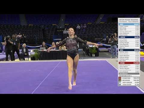Stanford, Michigan gymnastics advance in NCAA regionals