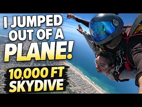 I Jumped Out of a Plane for the First Time (10,000 ft Skydive)