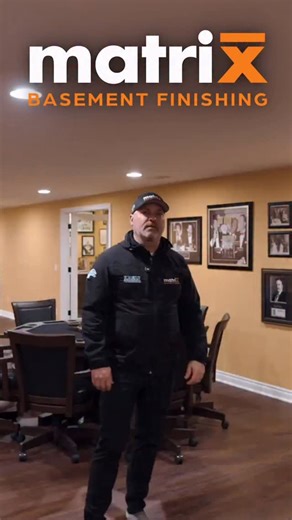 Basement ceilings matter more than people think 👀 Nate Keller breaks down the top options we build all the time: ✅ Drywall = clean seamless 🔥 Painted open = modern taller feel 🔧 Drop ceiling = easy access long-term ✨ Custom details = the “WOW” factor Which ceiling would you choose? 👇 | Matrix Basement Finishing
