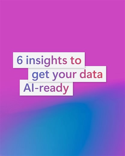 Intelligent data fuels AI initiatives across an organization. 📊 👉 Learn how to develop a lasting data strategy and turn insights into impactful actions in this e-book: http://msft.it/6180tmzqC | Microsoft