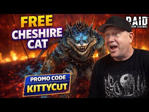 New Promo Code For Cheshire Cat! Best New Player Code Ever? - Raid: Shadow Legends - RSL
