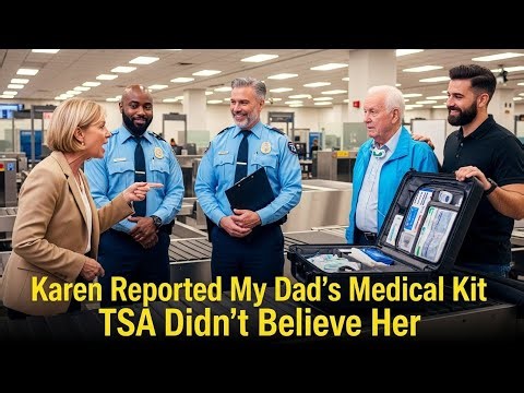 Karen Reported My Dad’s Trach Kit at TSA – TSA Gave Us Lifetime Medical PreCheck and Her Full Search