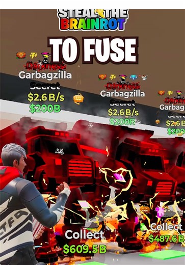 $1T/s is crazy ! #foryou #gaming #fortnite #stealabrainrot | fortnite