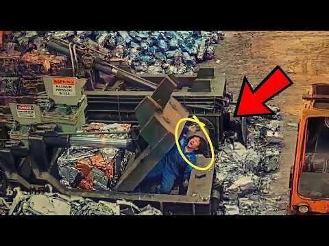 Camera Captures Him Stepping Into the Machine… A Chilling Incident
