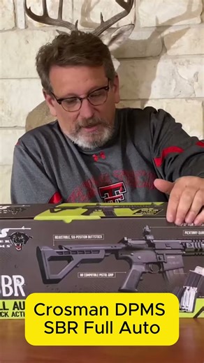 1400 RPM! Unboxing the Crosman DPMS SBR Full Auto BB Rifle