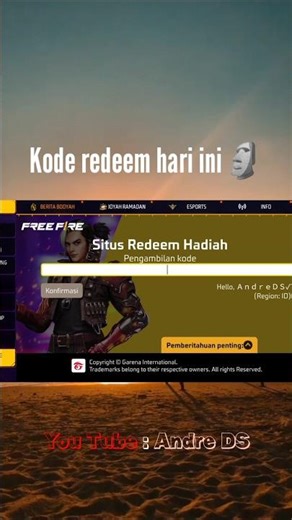 Today's redeem code 🗿 #botak #pragos #freefirememe #freefireshorts