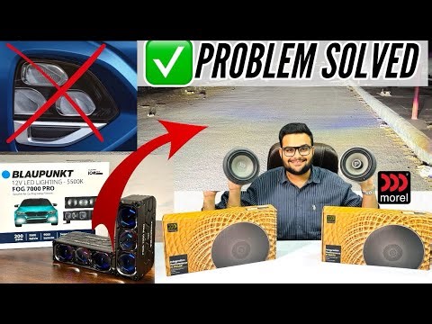 FRONX Lighting Upgrade 😍BLAUPUNKT Fog 7000 Pro 🛣️ Fronx Delta Plus Headlight & Speake Upgrade 🔊