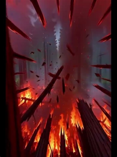 Atomic Bomb Blast in a Dense Forest | Trees Shattered by Nuclear Shockwave