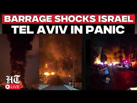 LIVE | Missile Barrage From Iran Hits Israel | Israel Faces Intense Missile Attack | Trump |Khamenei