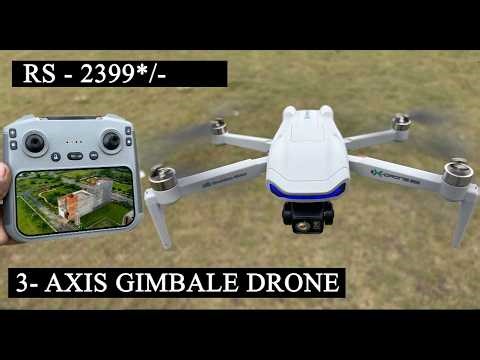 BEST 4K Drone 3-Axis Gimbal HD Camera GPS 5G WIFI Quadcopter 5.5 Inch Touch Screen Remote Control