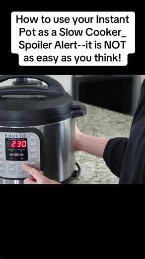 How to use your Instant Pot as a Slow Cooker_ Spoiler Alert--it is NOT as easy as you think! #inside #the #only #michelin #korean