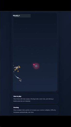 JavaScript Project-10: Fruit slice game