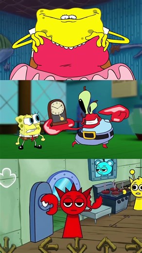 FNF Mr Scrab Angry but Mr Krabs vs Sprunki make spongebob be mad - Friday Night Funkin' Mobile Game