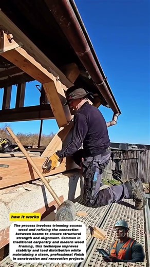 Timber Frame Joinery Repair | Precision Wood Beam Adjustment with Hand Tools