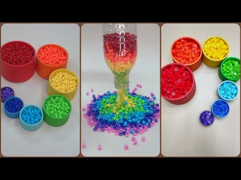 Hypnotic Bead Reversal, Xylophone Magic, Sorting Balls, ASMR Bead Tower, Marble Run Relaxation