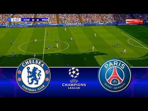 CHELSEA vs PSG - UEFA Champions League 2026 | Full Match All Goals | Pes 21 Gameplay