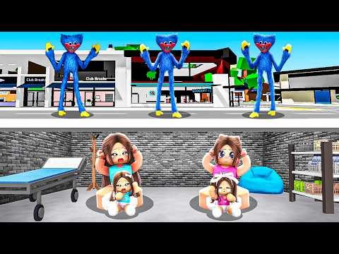 We Built a BUNKER to HIDE from POPPY PLAYTIME..(Brookhaven)