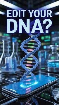 What If You Could Edit Your DNA Like an App? 🧬📱