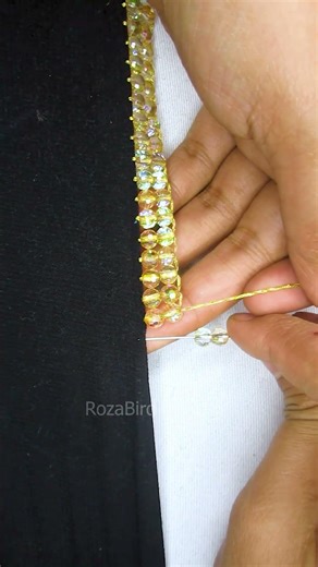 ✨ Very elegant border lace embroidery! 🪡🔥