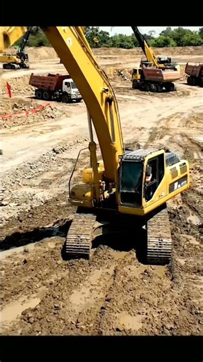 Epic Excavator Action: Moving Mountains of Dirt! 🚜💨