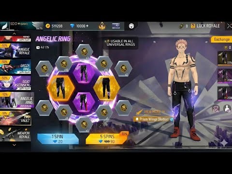 Angelic pant Universal Ring Event Free Fire | Next Universal Ring Event Angelic pant | FF New Event