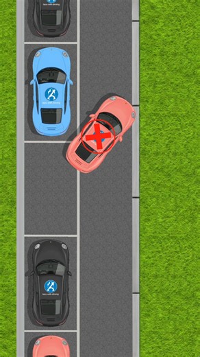 Front-In Parallel Parking Explained Clearly #LearnToDrive #ParkingSkills #DrivingTips #FrontInParking | Tazu with driving