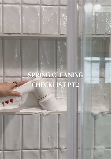 Spring Cleaning Checklist PT2 🫧 all 🔗s on my Cleaning Essentials List! #cleanwithme #cleaningmotivation #cleaningtips #cleaninghacks #springclean