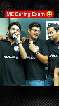 Me During Exam 😀 #Shorts #CA #PW