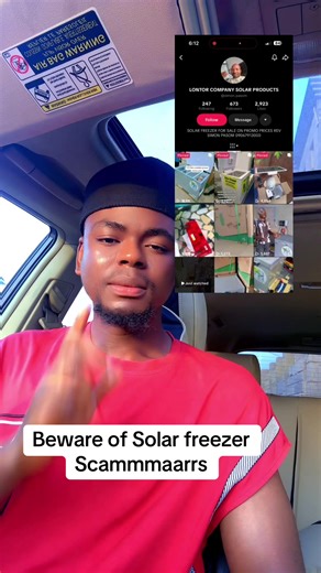 Beware of Solar Freezer Scams