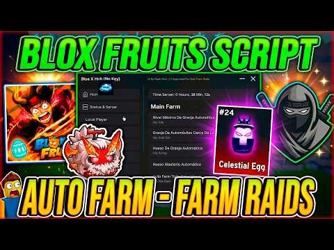 🔥 NUEVO SCRIPT PARA [🥚] BLOX FRUITS EASTER NO KEY | UPDATE, AUTO FARM, AUTO RAID + DELTA EXECUTOR