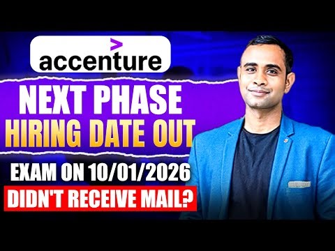 Accenture Next Phase Hiring Out | Accenture Exam 10/01/2026 | Accenture Mock Test