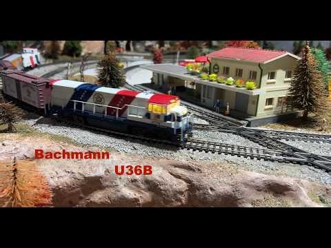 Rare Bachmann U36B Bicentennial Locomotive Resto…