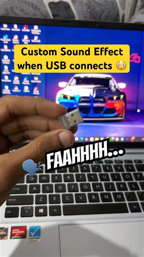 Try these Custom USB Sound Effects Now on your PC!! 🤩🔥 #shorts #pchacks