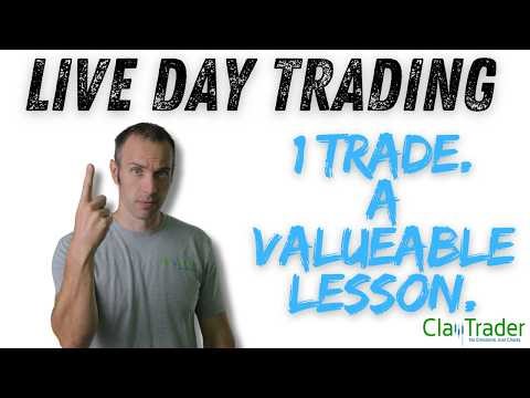 [LIVE] Day Trading | A Valuable Lesson from One Trade!