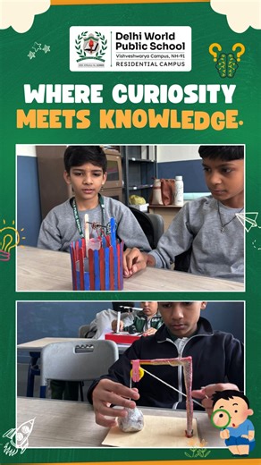 Delhi World Public School on Instagram: "Machines Make Our World Easier – Grade 5 Grade 5 students created 3D models of Class I, II and III levers to understand the working of simple machines. This experiential activity enhanced conceptual clarity and made learning engaging and practical. . . For more information, click the link below: https://www.dwpsvgi.ac.in/ or contact us at 7065028017/03 . . #dwps #DelhiWorldPublicSchool #MachinesMakeOurWorldEasier #Grade5Learning #SimpleMachines #Levers #E