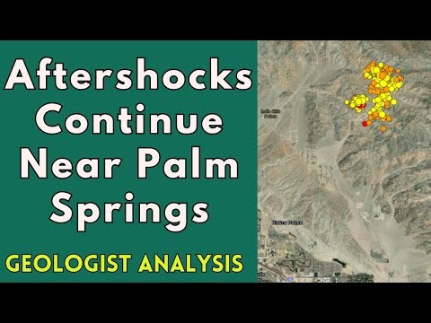 Earthquake Swarm Continues Following M4.9 Quake: Follow Up By Geologist