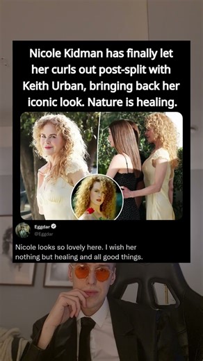 Nicole Kidman has finally let her curls out post-split with Keith Urban, bringing back her iconic