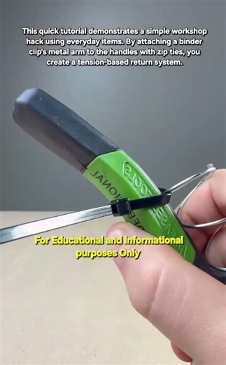 DIY Spring-Loaded Pliers Hack: Work Faster & Easier!