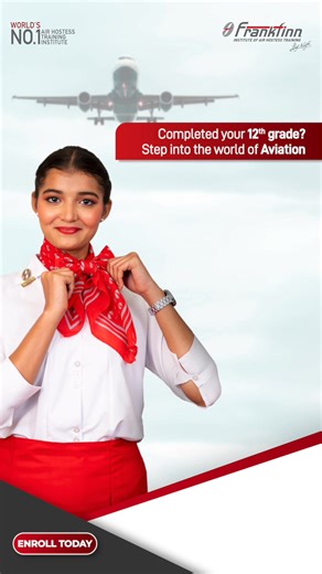 🌟 Fly High with Frankfinn! Get trained in Aviation, Hospitality, and Travel Management. Your dream career starts here! ✈️ | Frankfinn Institute of Air Hostess Training