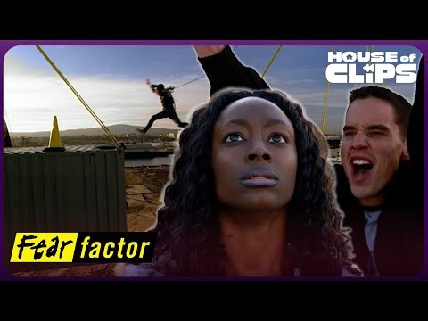 Leaping Across Raised & MOVING Cargo Containers | Fear Factor