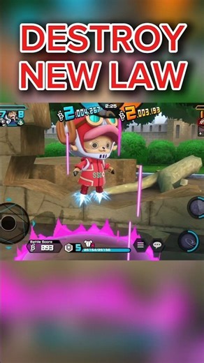 CHOPPER DESTROYS NEW EX LAW 💪 #onepiece #onepiecebountyrush