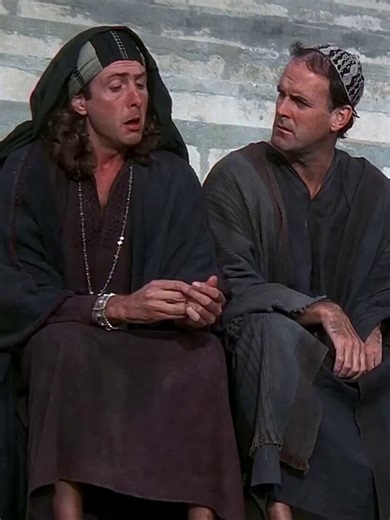 Still BRILLIANT even after 50 years!!!👏Monty Python’s Life of Brian is honestly decades ahead of its time.