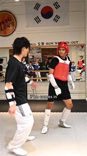 Taekwondo sparring tactics that WORKS 👆 #tkdfury | Tae Kwon Do Fury