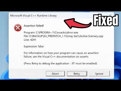How To Fix Microsoft Visual C++ Runtime Library Error in Windows 11 / 10 ( 2026 )